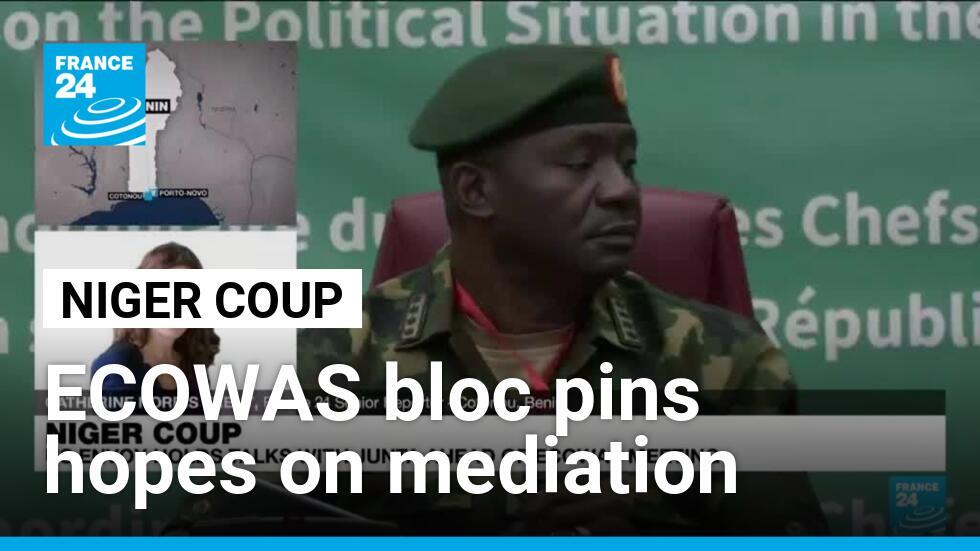 ECOWAS chairman says diplomacy is the ‘best way forward’ on Niger crisis